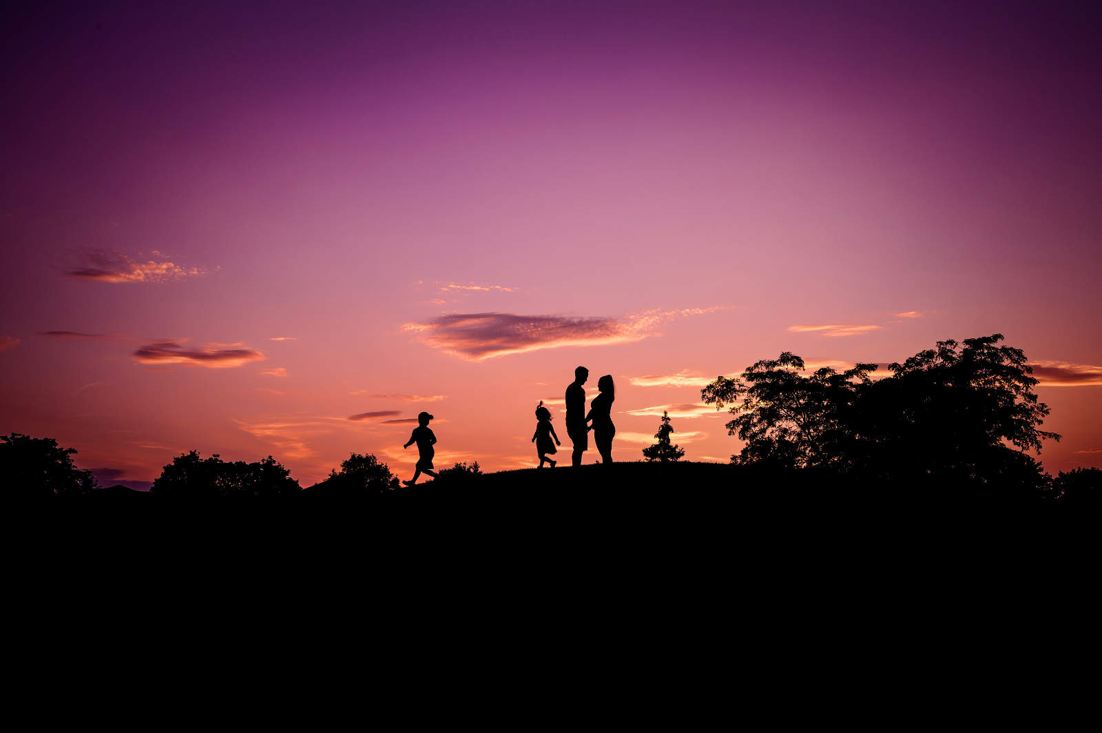 Sunset silhouette mini sessions · elizabeth&jane photography
